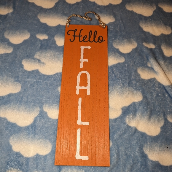 Art | Hello Fall Wall Sign | Poshmark